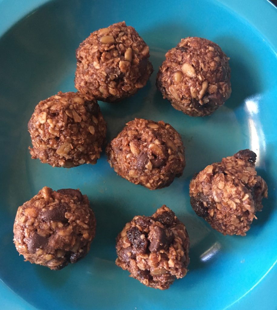 FINALLY FRIDAY: “Chilly Nut Balls” – my made-up recipe – Debra Salonen